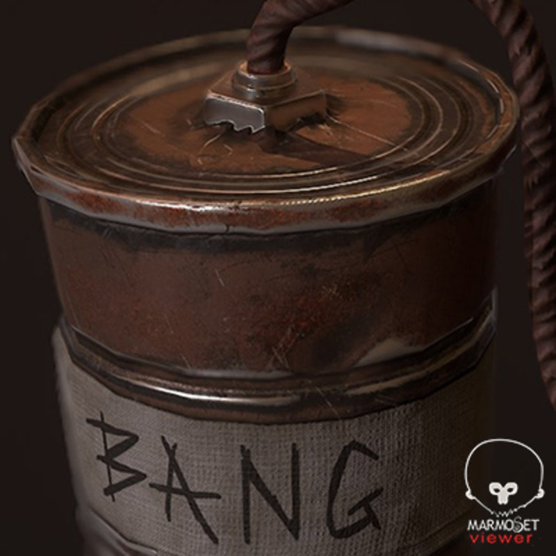 ArtStation - Bean Can Grenade - Rust, Thomas Butters