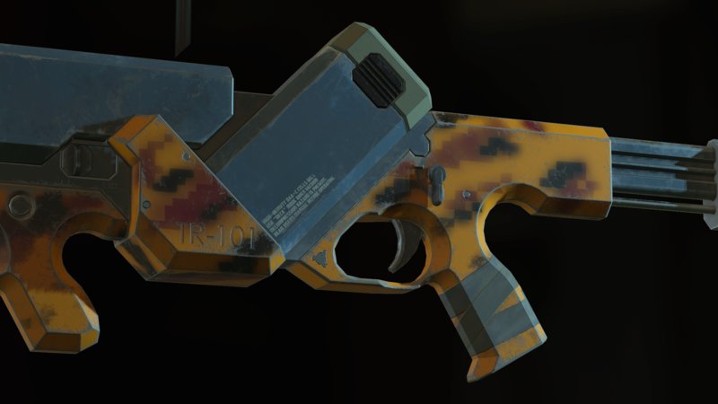 ArtStation - TR-101 Energy Rifle, Adam Kozlowski