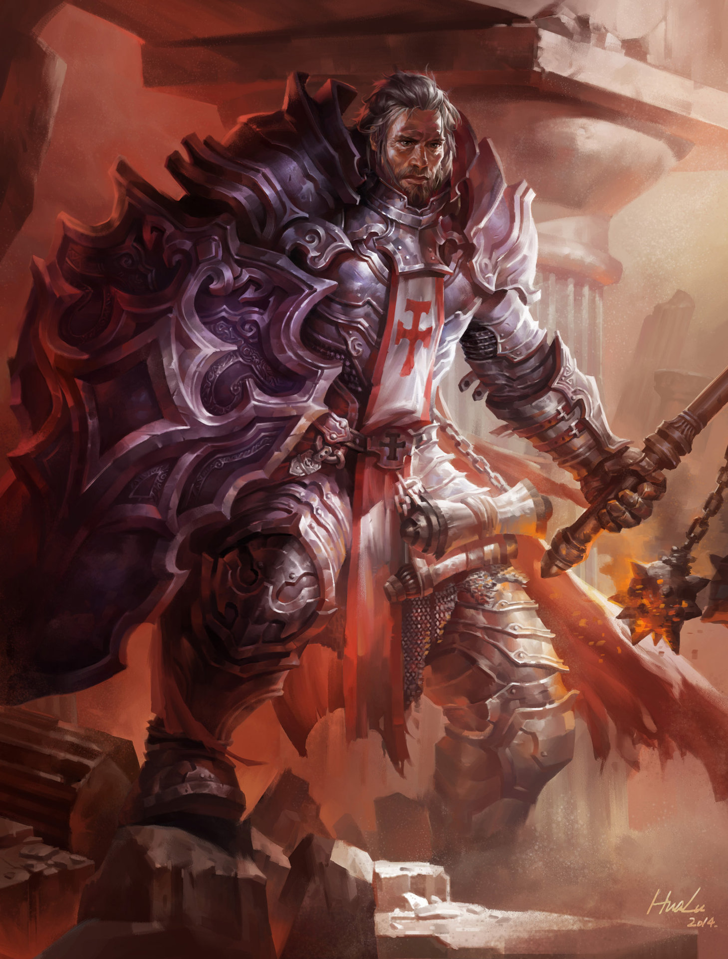 Paladin by Hua Lu : r/ImaginaryClerics