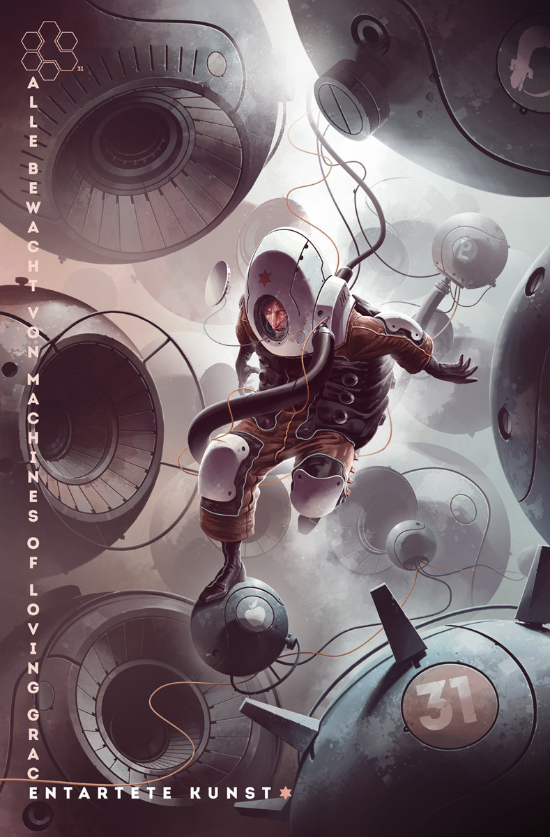 "All Watched Over By Machines Of Loving Grace" by Derek Stenning. : r ...