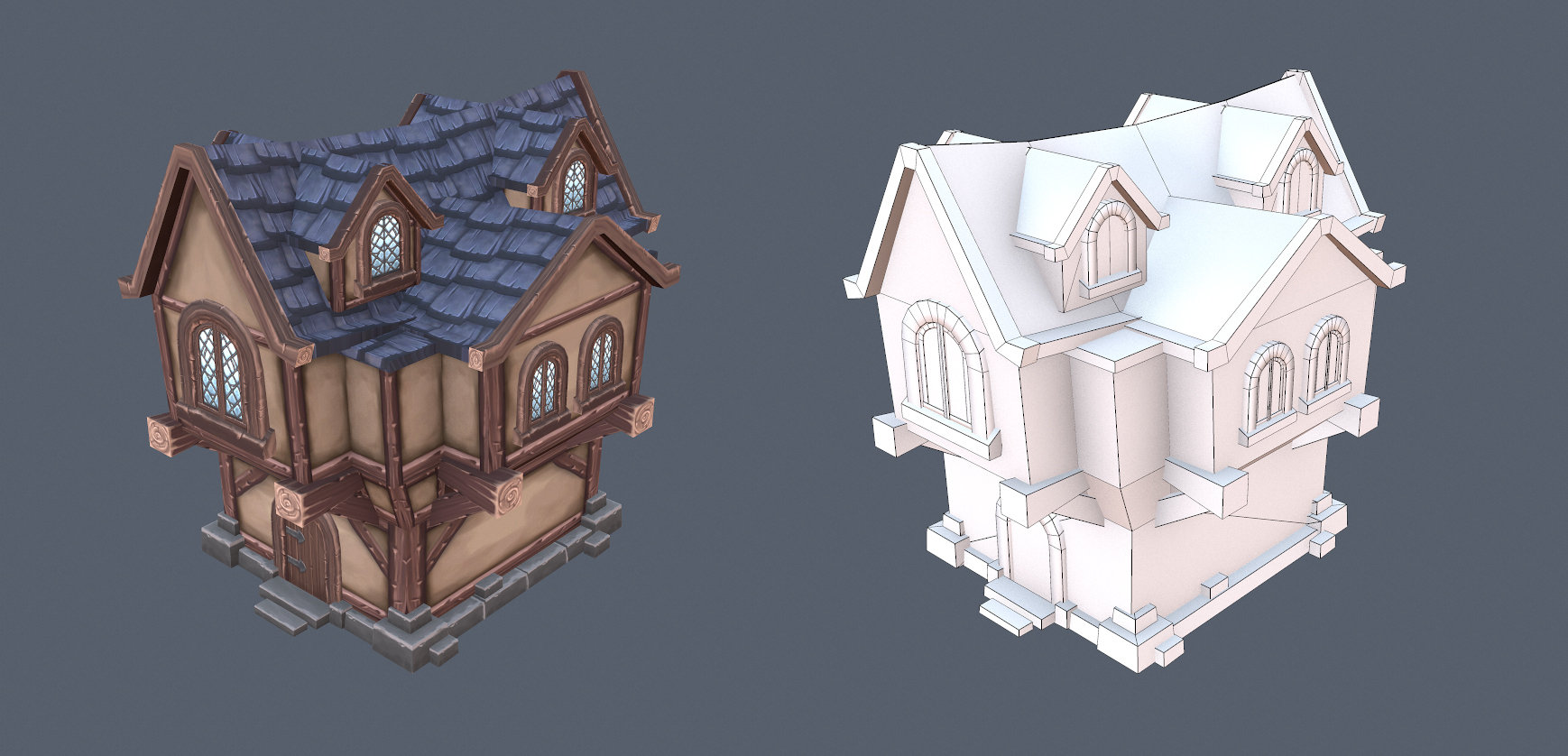 Made a small house using 100% custom textures. : r/roblox