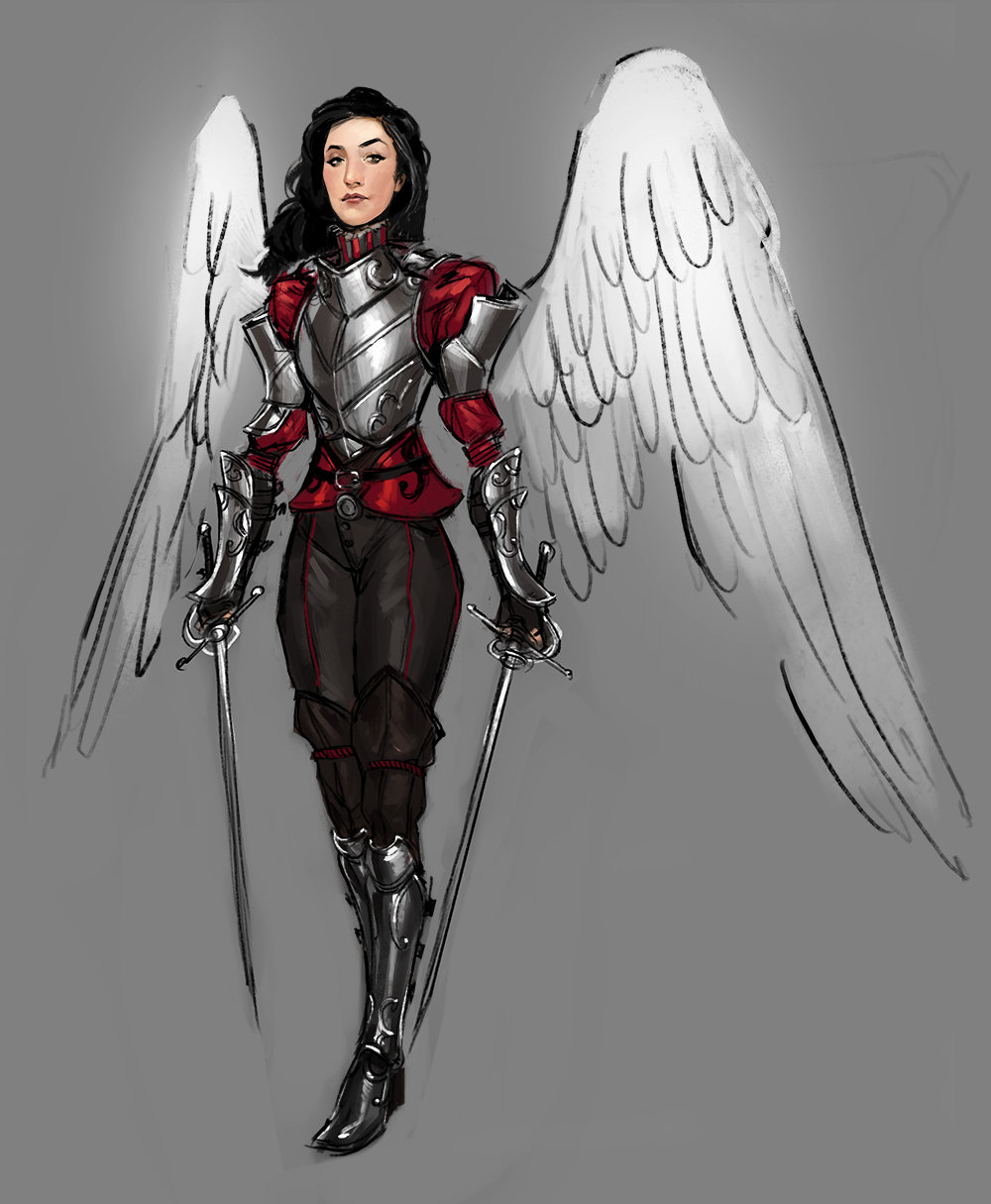 Renaissance Angel by Benjamin Ee : r/armoredwomen