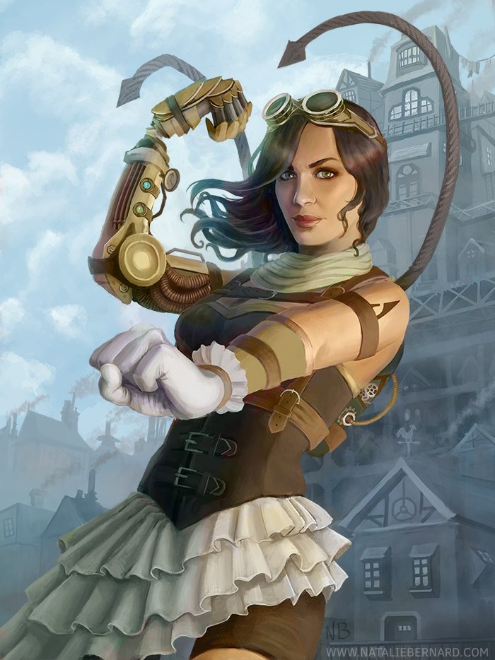 Steampunk Brawler by Natalie Bernard : r/ImaginarySteampunk