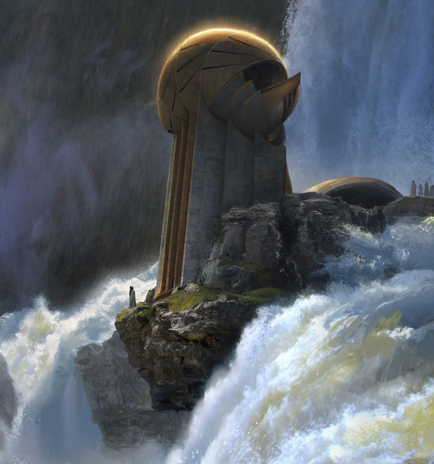 Storm Fall by Jing Deng : r/ImaginaryLandscapes