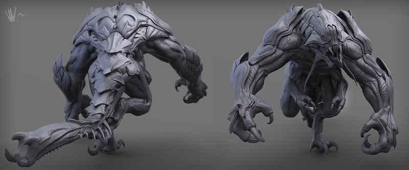 ArtStation - Evolve monster~, Han 419580826@qq.com