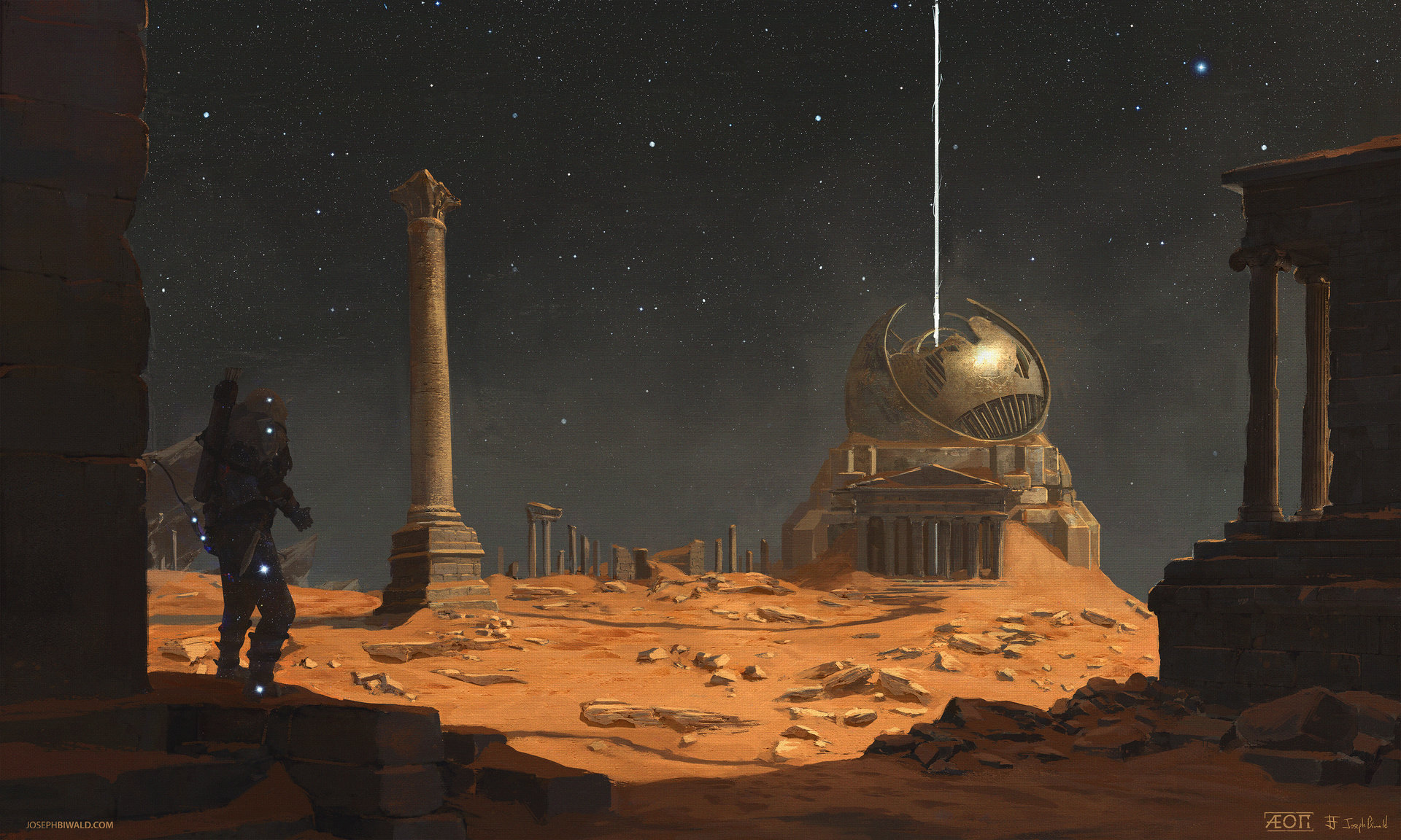 AEON by Joseph Biwald [OC] : r/ImaginaryLandscapes