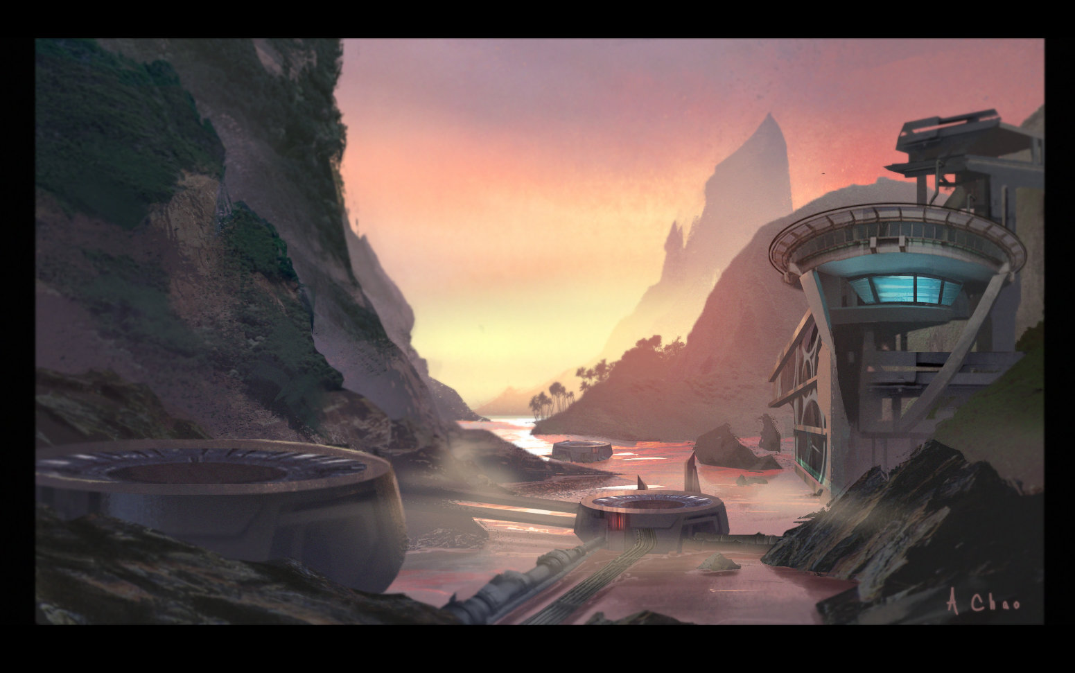 'Sunset Mansion' by Alex Chao : r/ImaginaryArchitecture