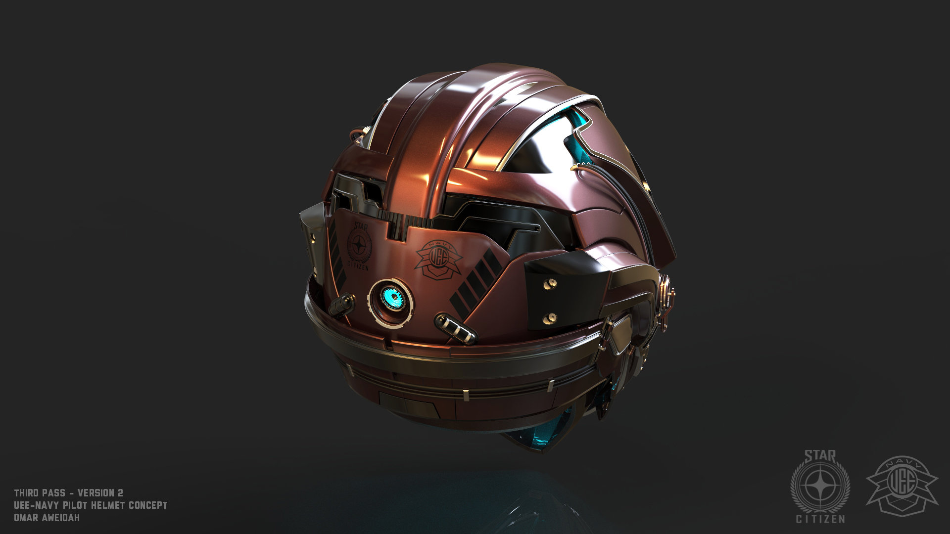 Artstation UEE Navy EVA & Pilot Helmet Concept Art by Omar Aweidah : r ...