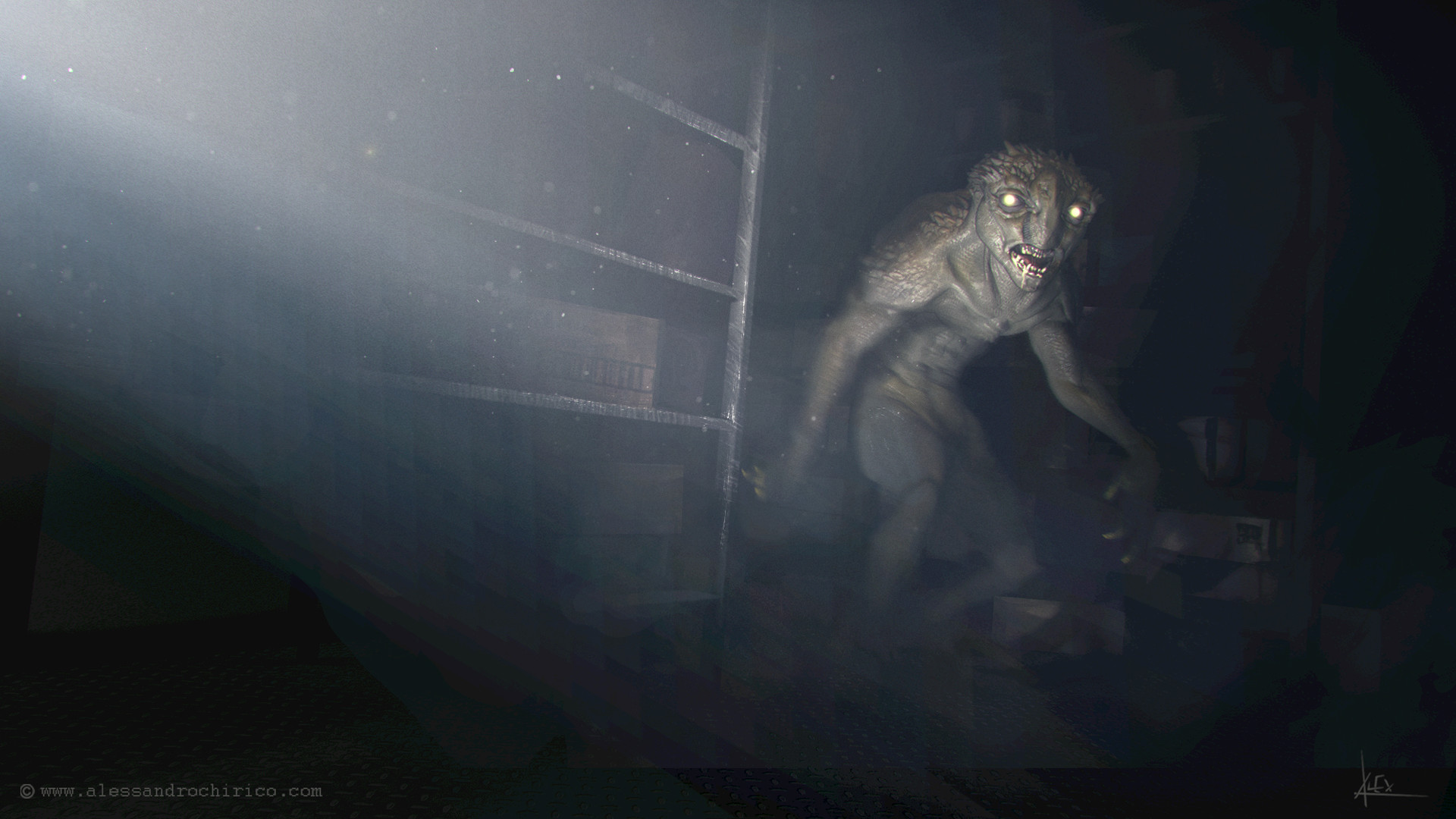 Lurker by Alessandro Chirico : r/ImaginaryBeasts