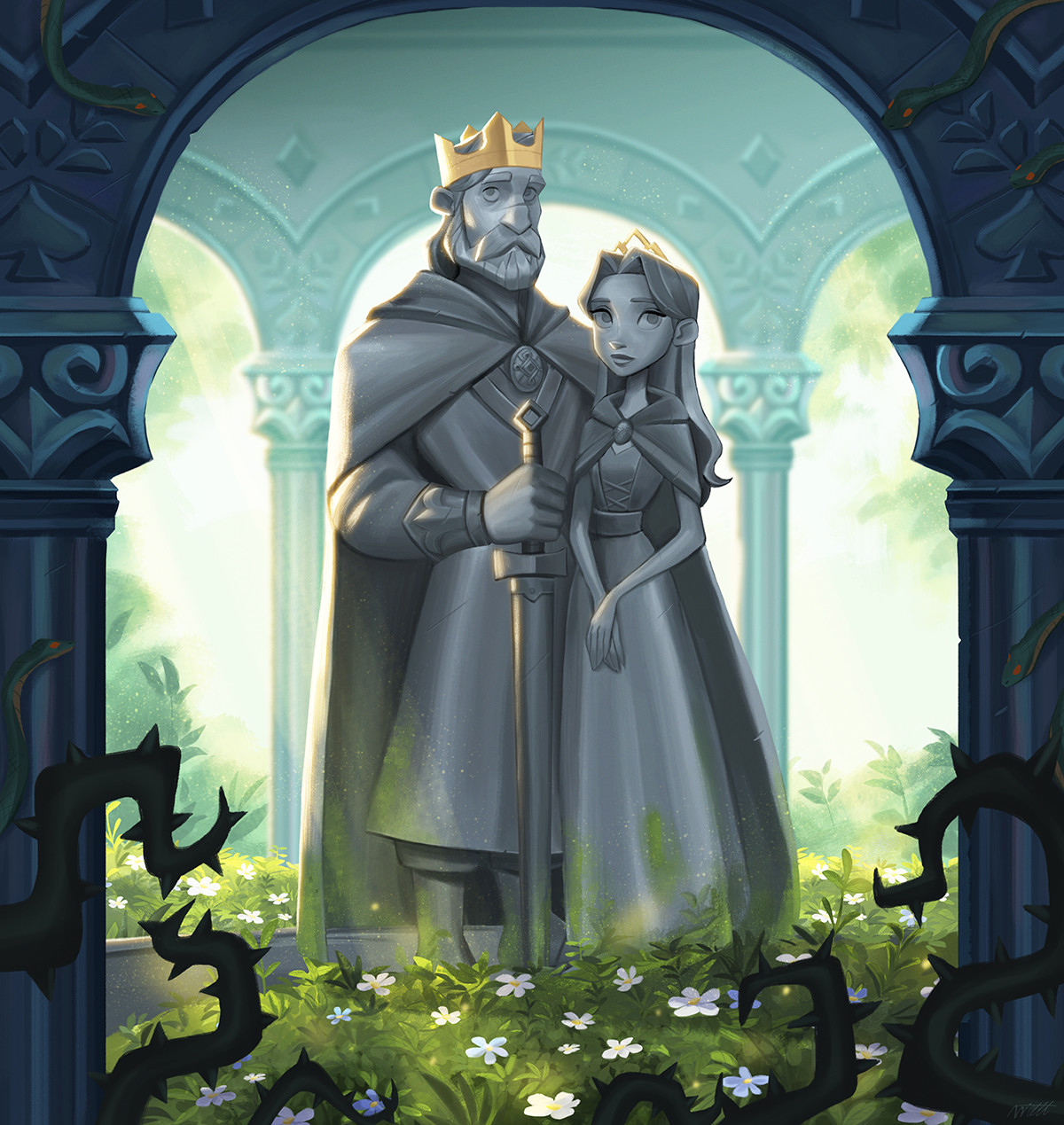 King’s Garden by Miacat : r/ImaginaryMonuments