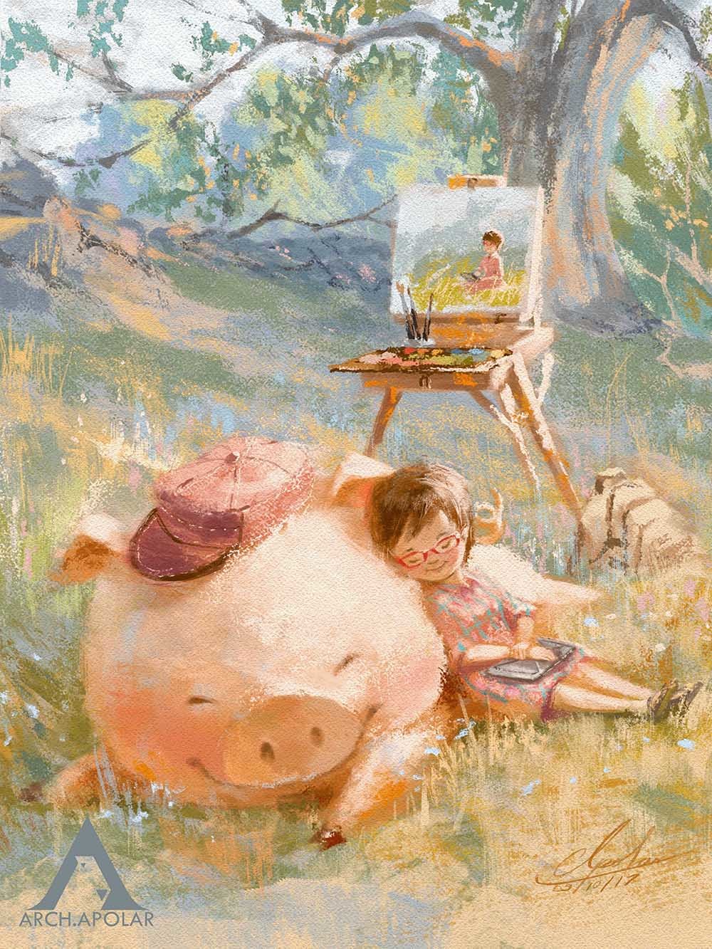 Side by Side by Arch Apolar : r/ImaginaryAww