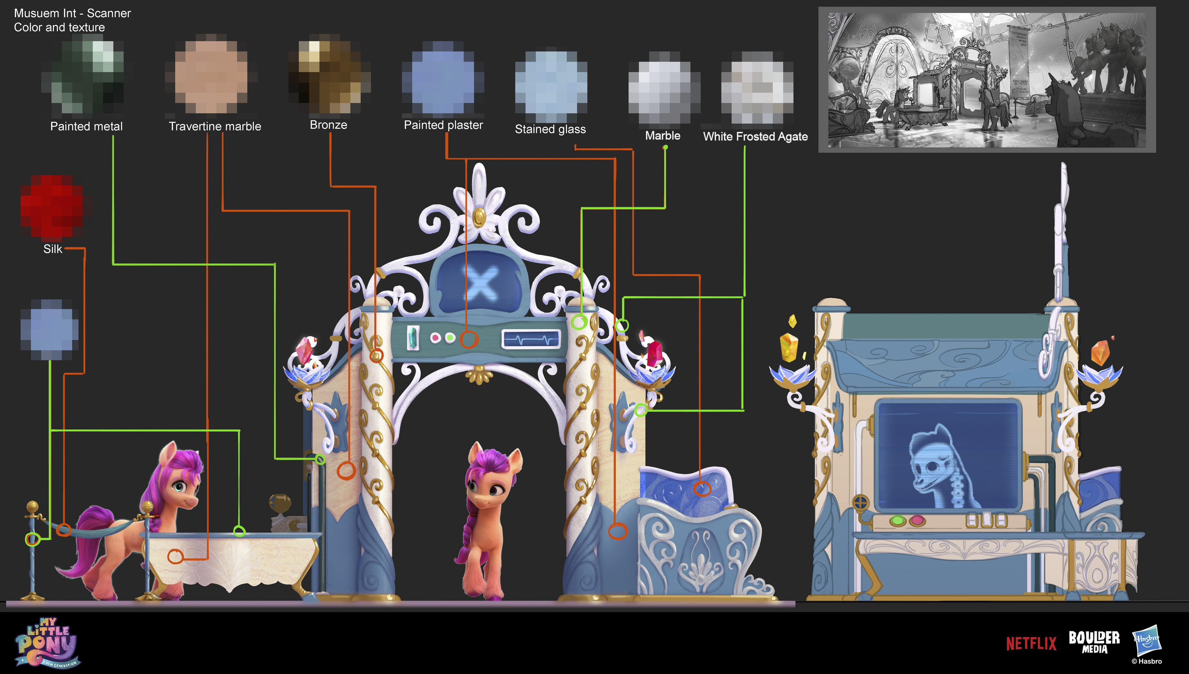 #3483047 - safe, artist:fabia sans, boulder media, sunny starscout ...