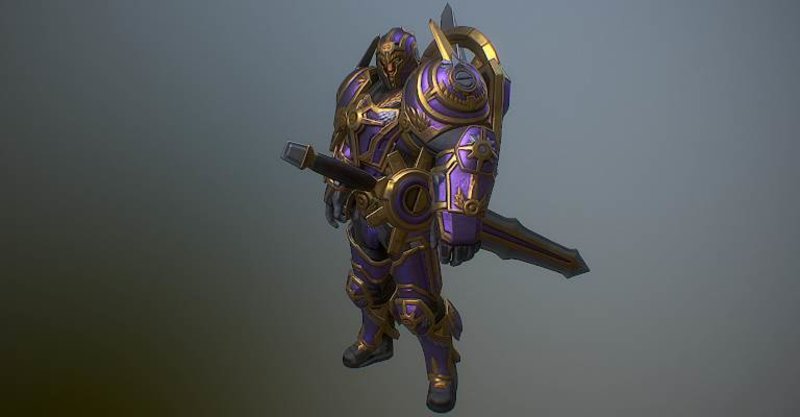 ArtStation - Smite Skin Diamond Sword Ares, Adam Moore