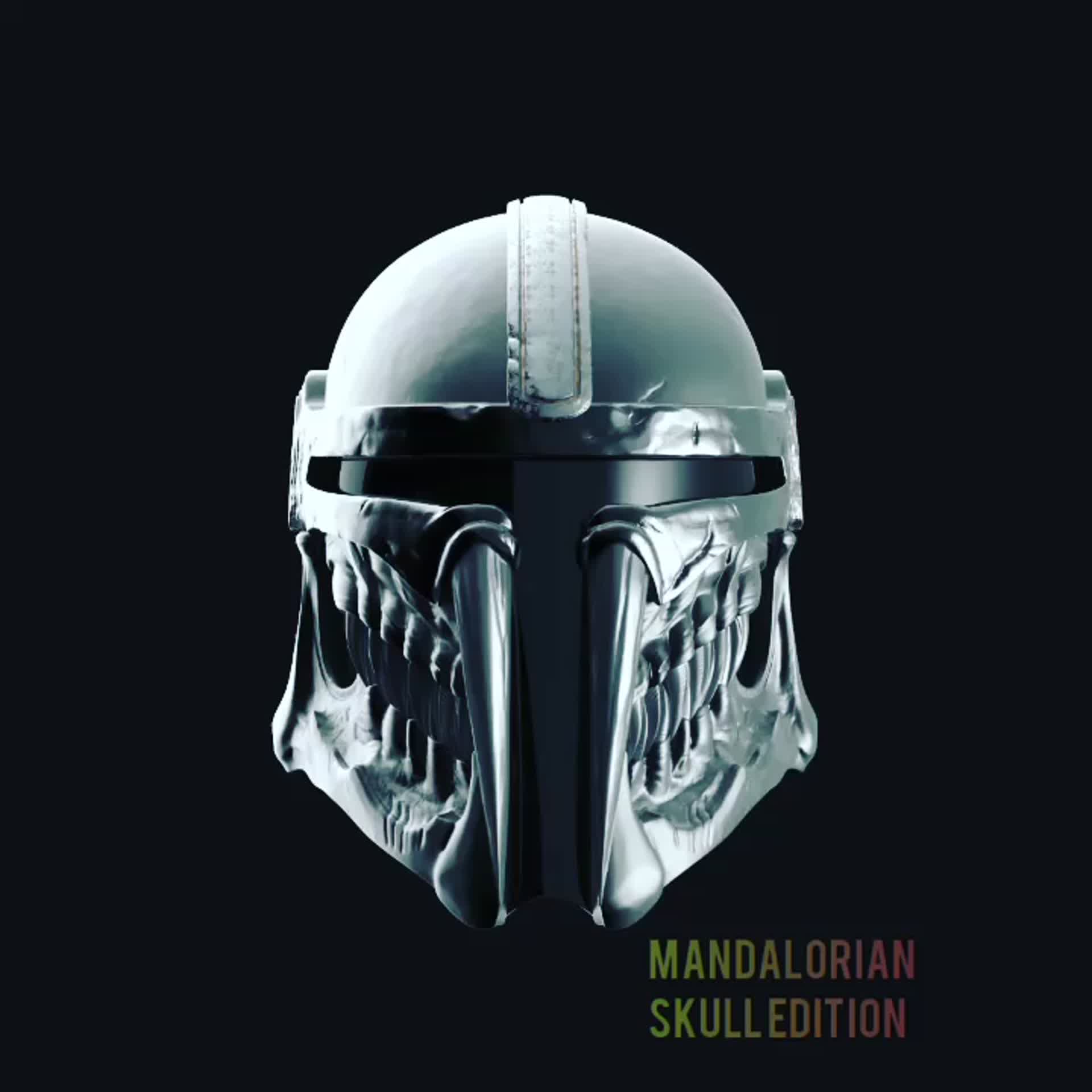 Mandalorian Motorcycle Helmet