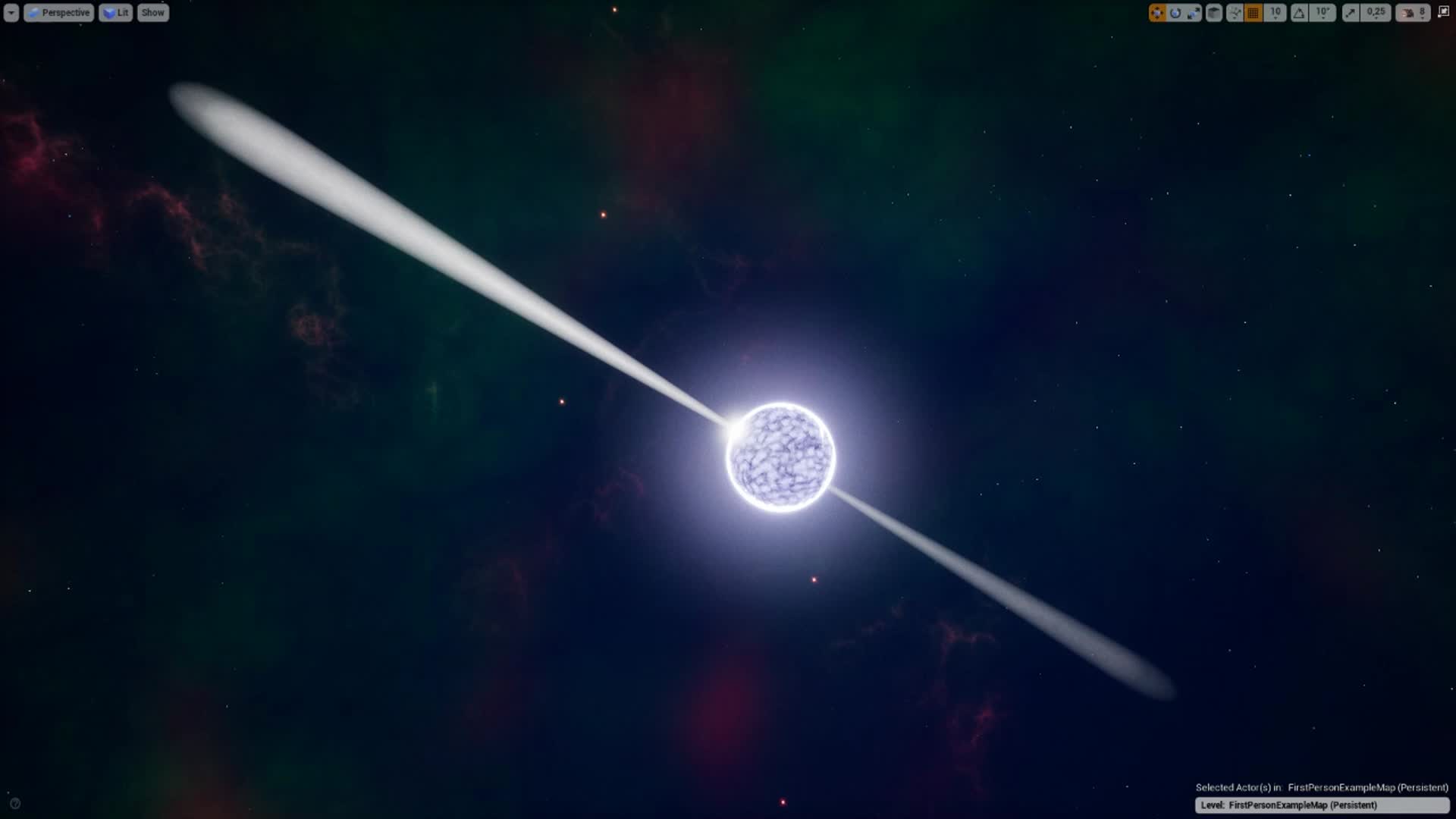 Space Neutron Star Engine