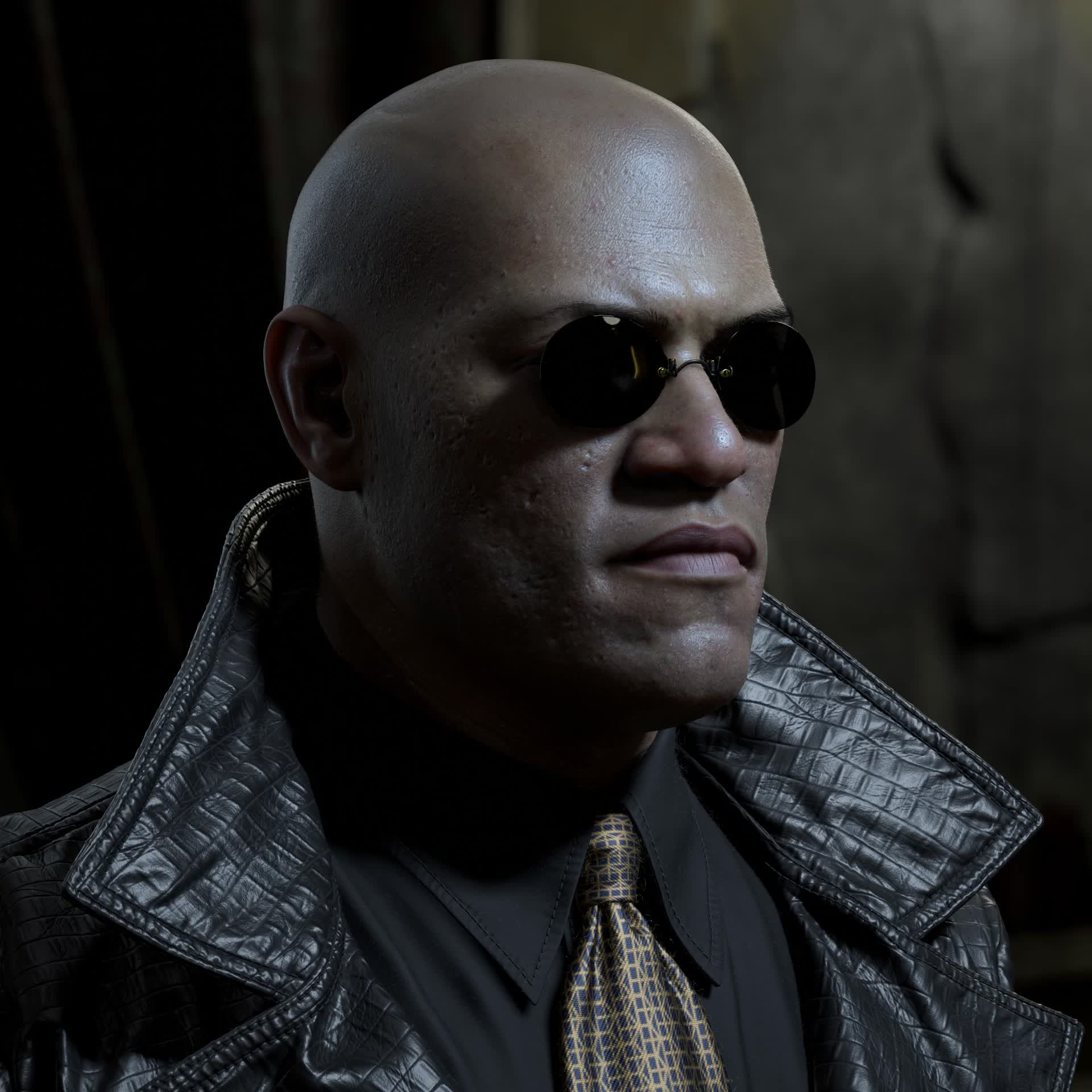 Laurence Fishburne Matrix Sunglasses
