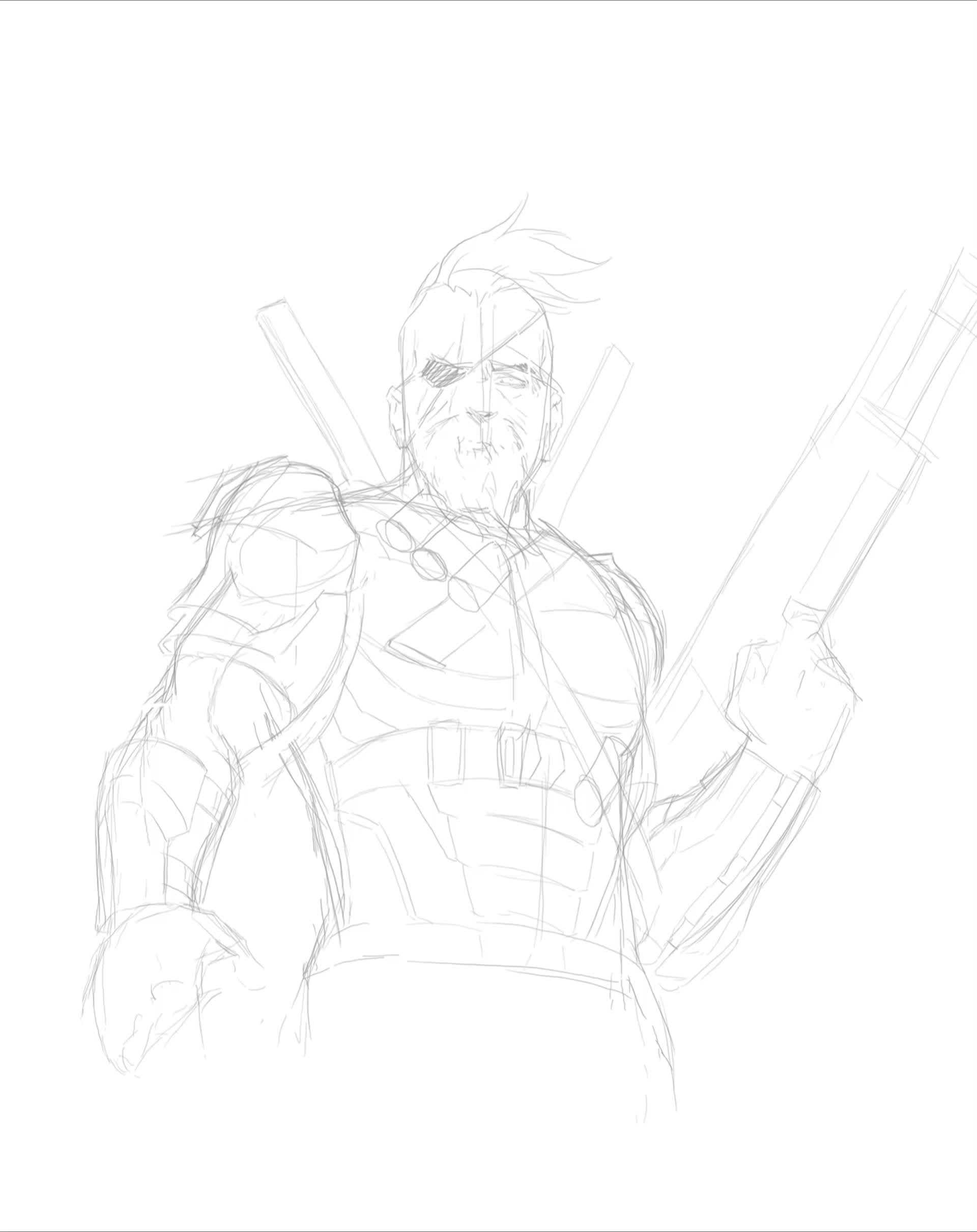 Deathstroke Drawing Tutorial