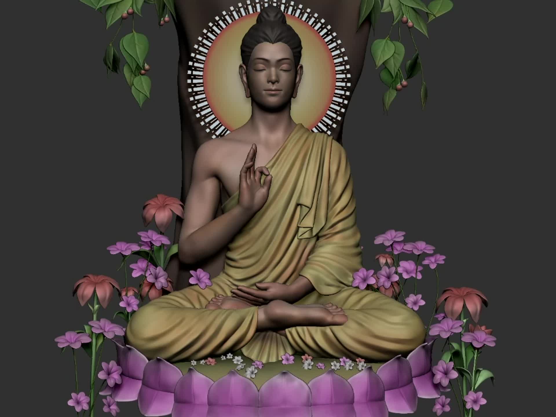 Chibi Buddha Statue