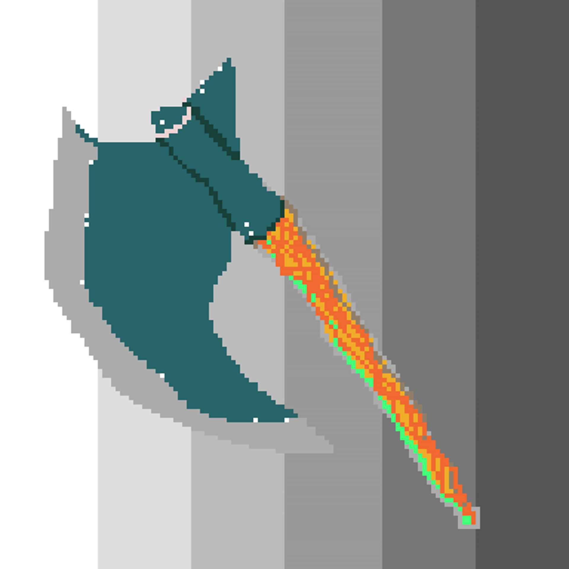 Minecraft Pixel Art Axe
