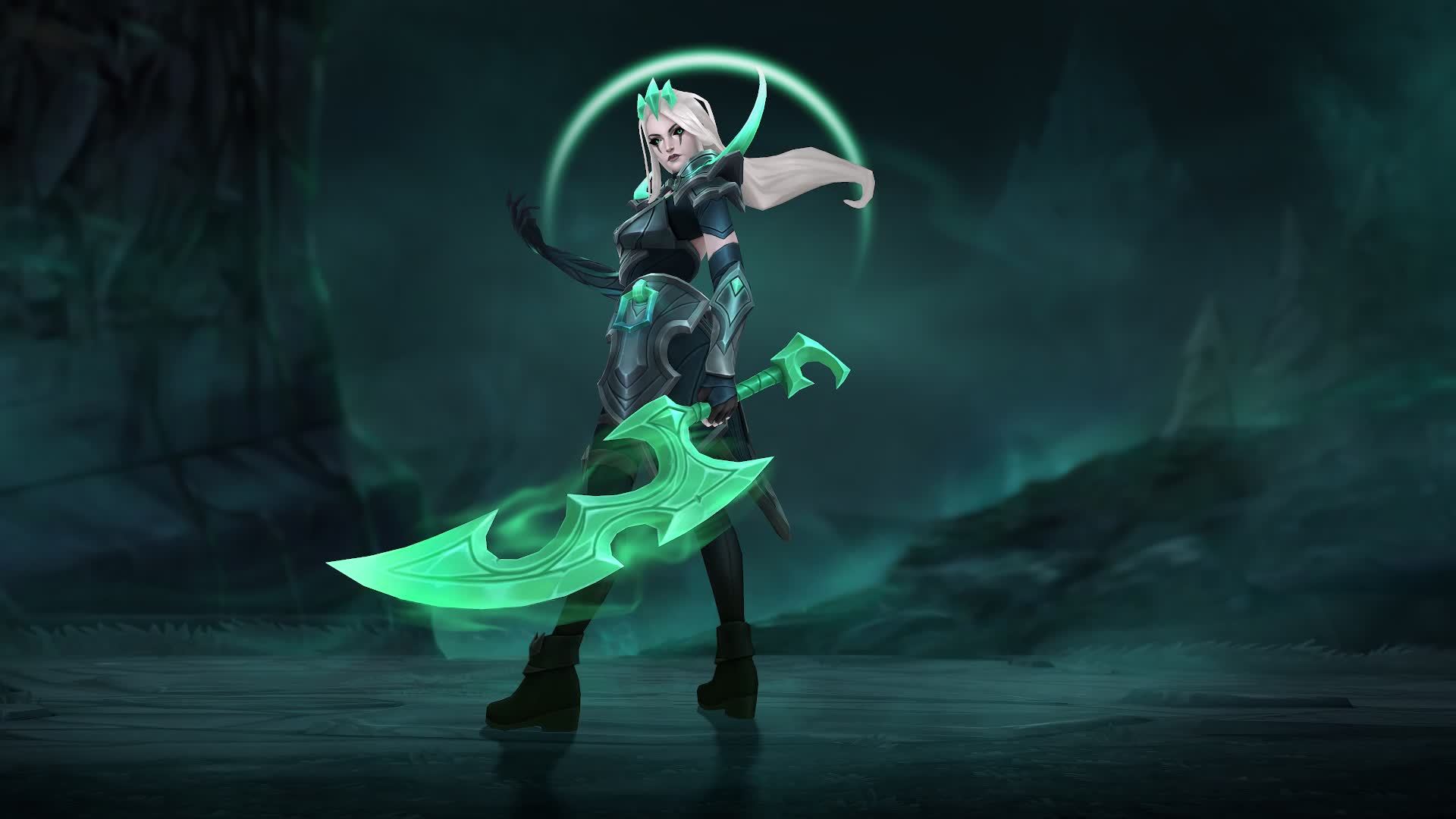 Dark Valkyrie Diana Splash Art