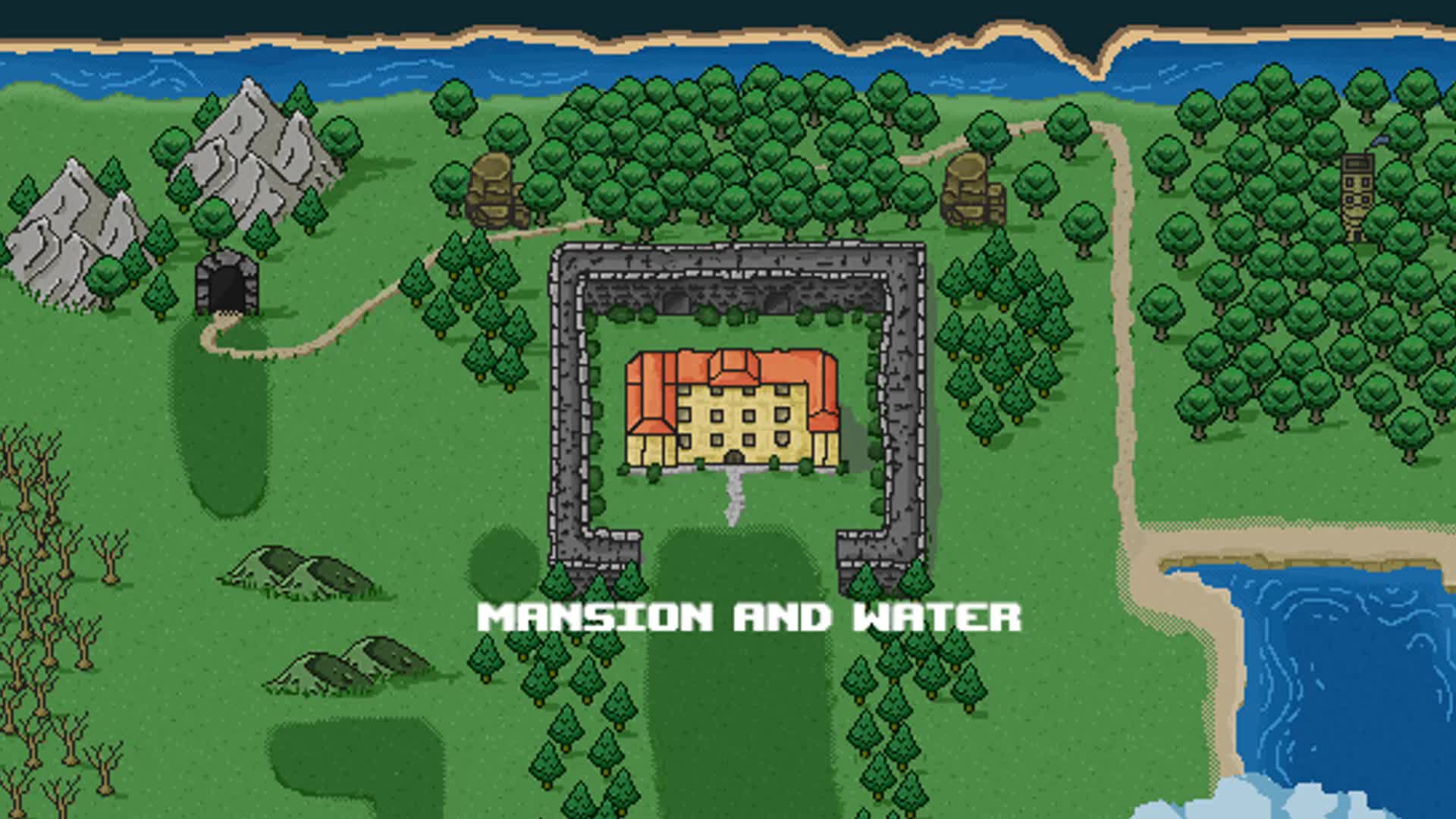 Artstation Pixel Art Fantasy Map For Rpg Indie Game Momos Mansion Ph 4447