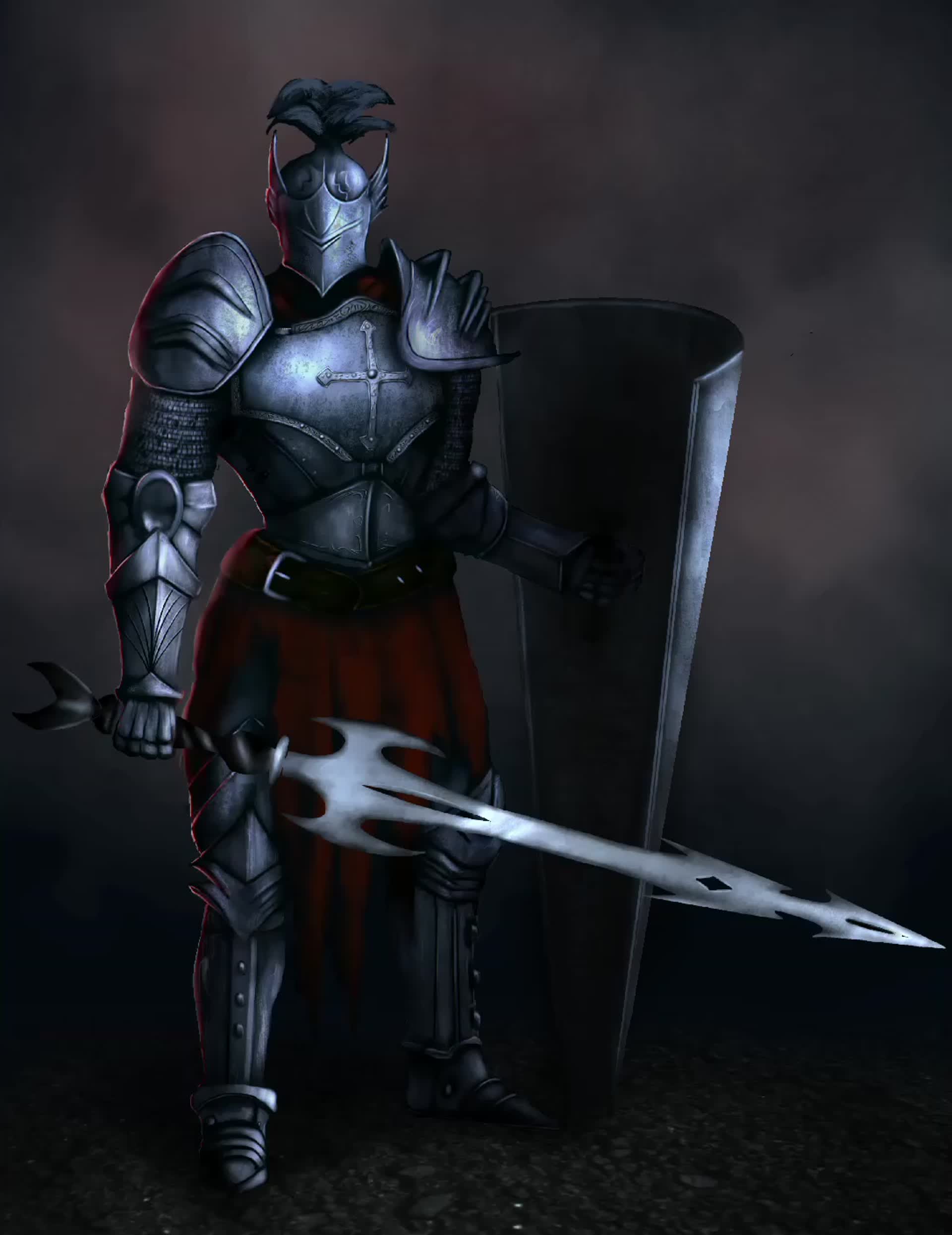 Evil Knight Drawings