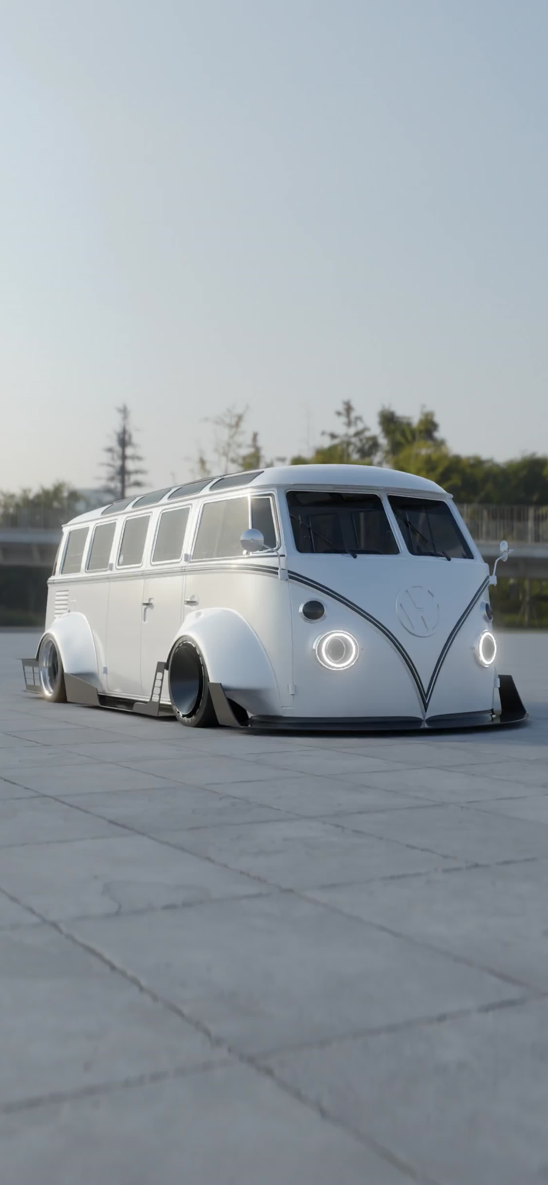 Resto Mod Bus Modified New Beetle Van 1967 Volkswagen Bus Restomod For