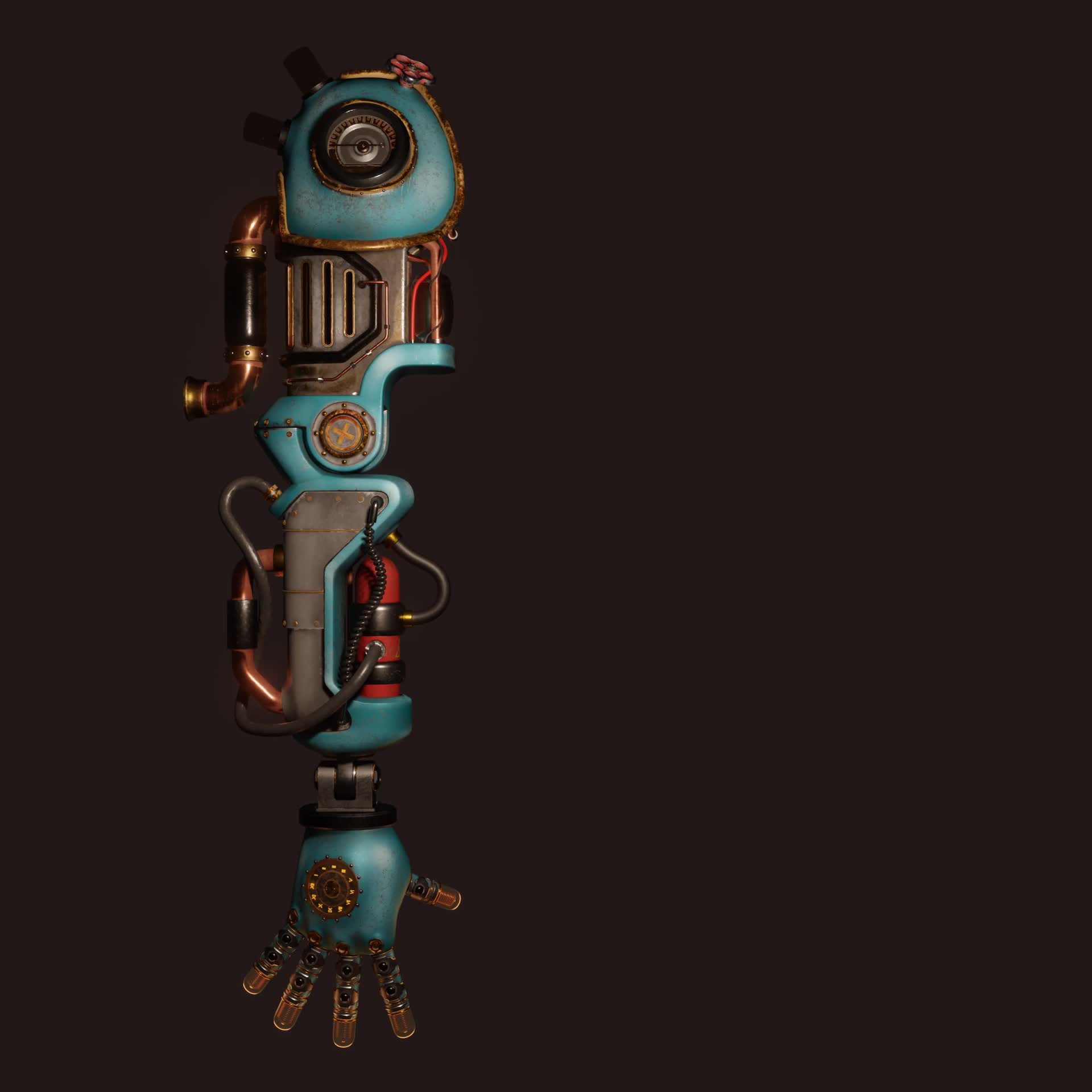 Armúr Lámh Steampunk Steampunk Armor V1 3D Model By Bartłomiej