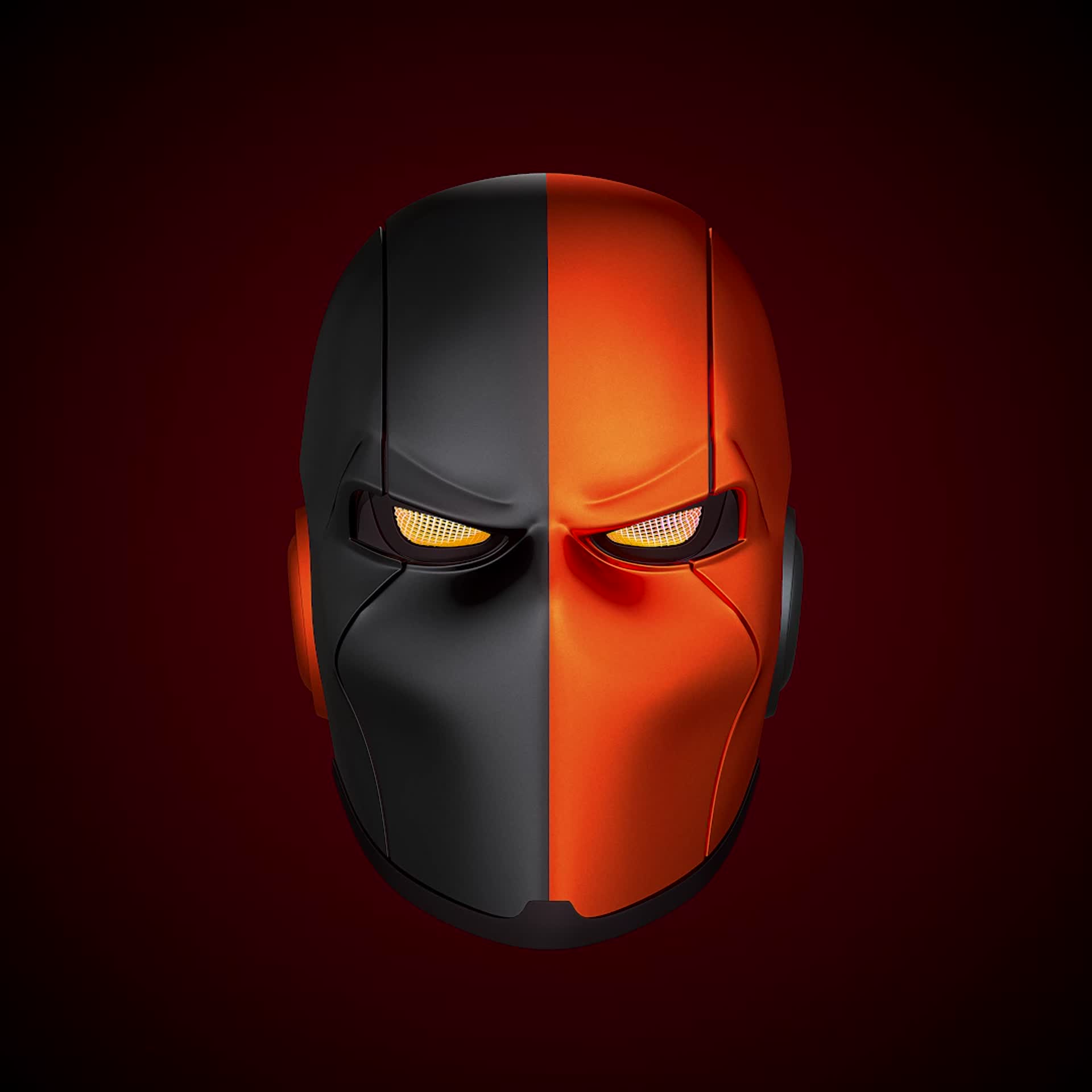 How To Draw Deathstroke Mask