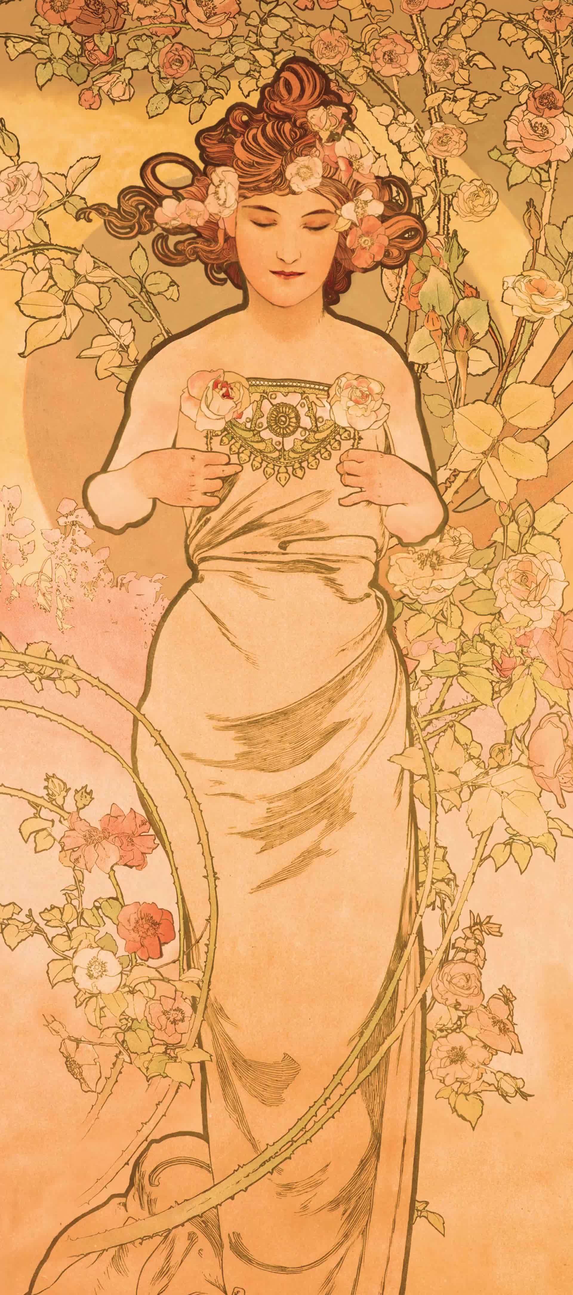 Alphonse Mucha Rose Alphonse Mucha Rose Poster