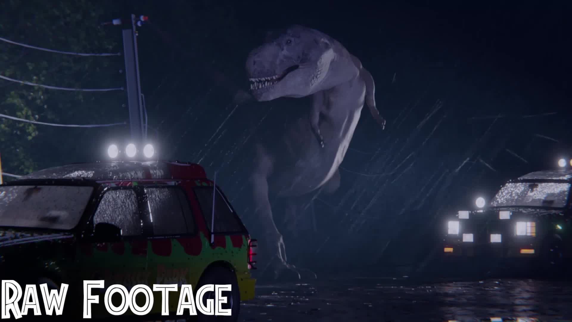 Jurassic Park Scene Wip Test Render For An Animation
