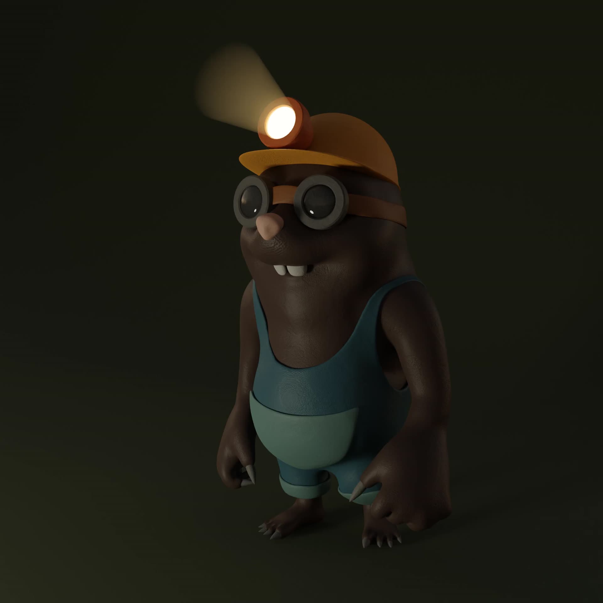 Cartoon Mole Characters