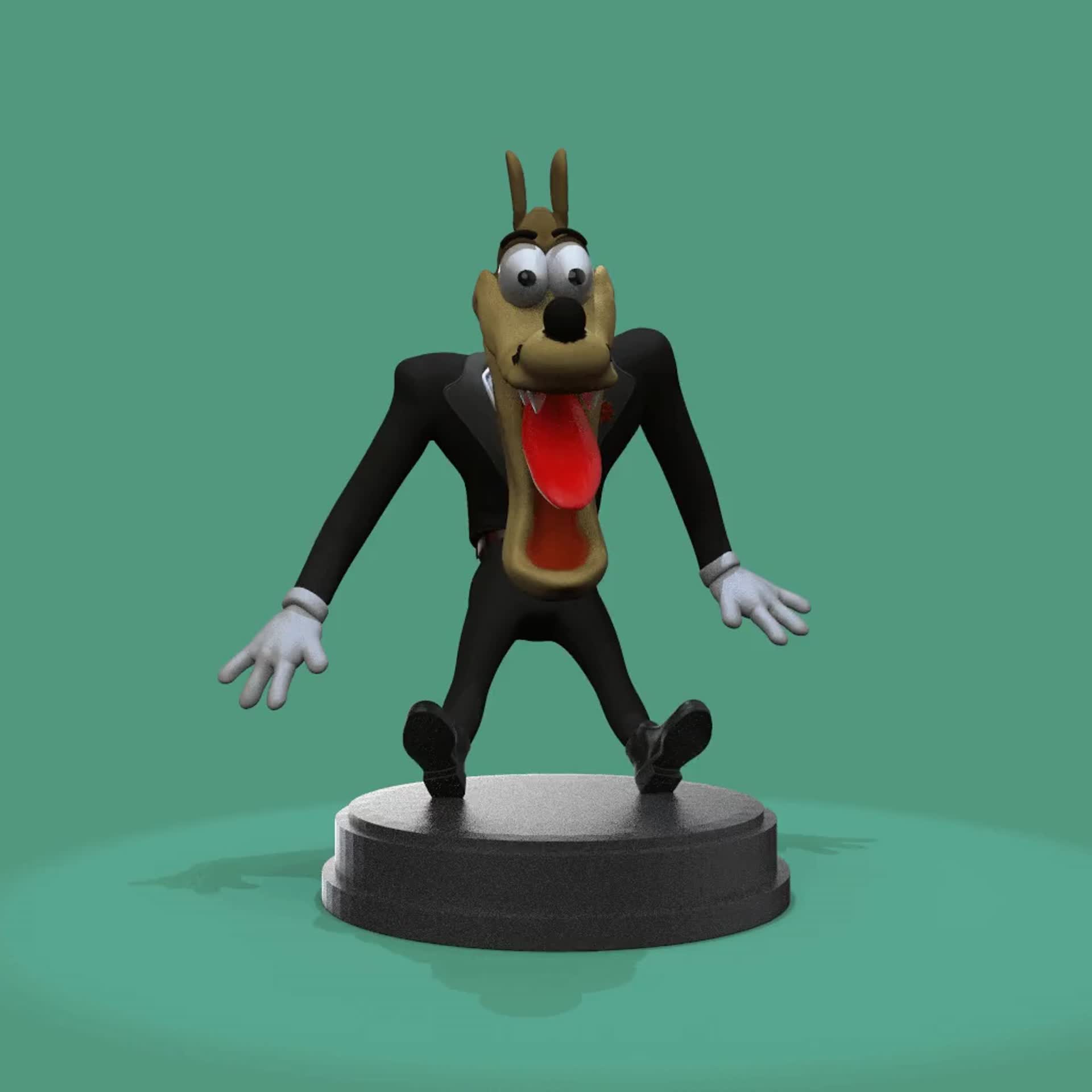 Tex Avery Wolf Wolf Fanart Finished Projects Blender Artists