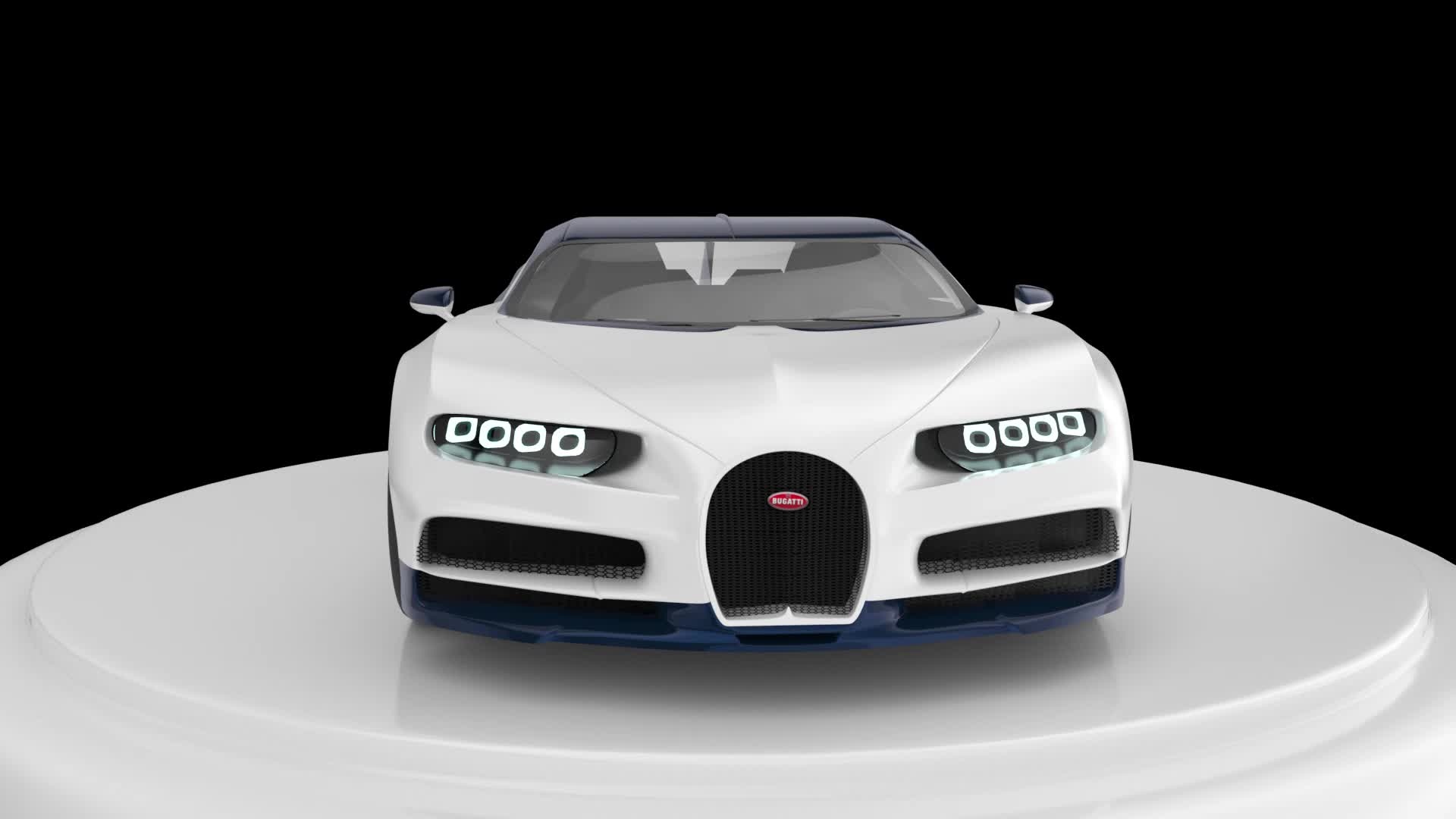 Bugatti White Background