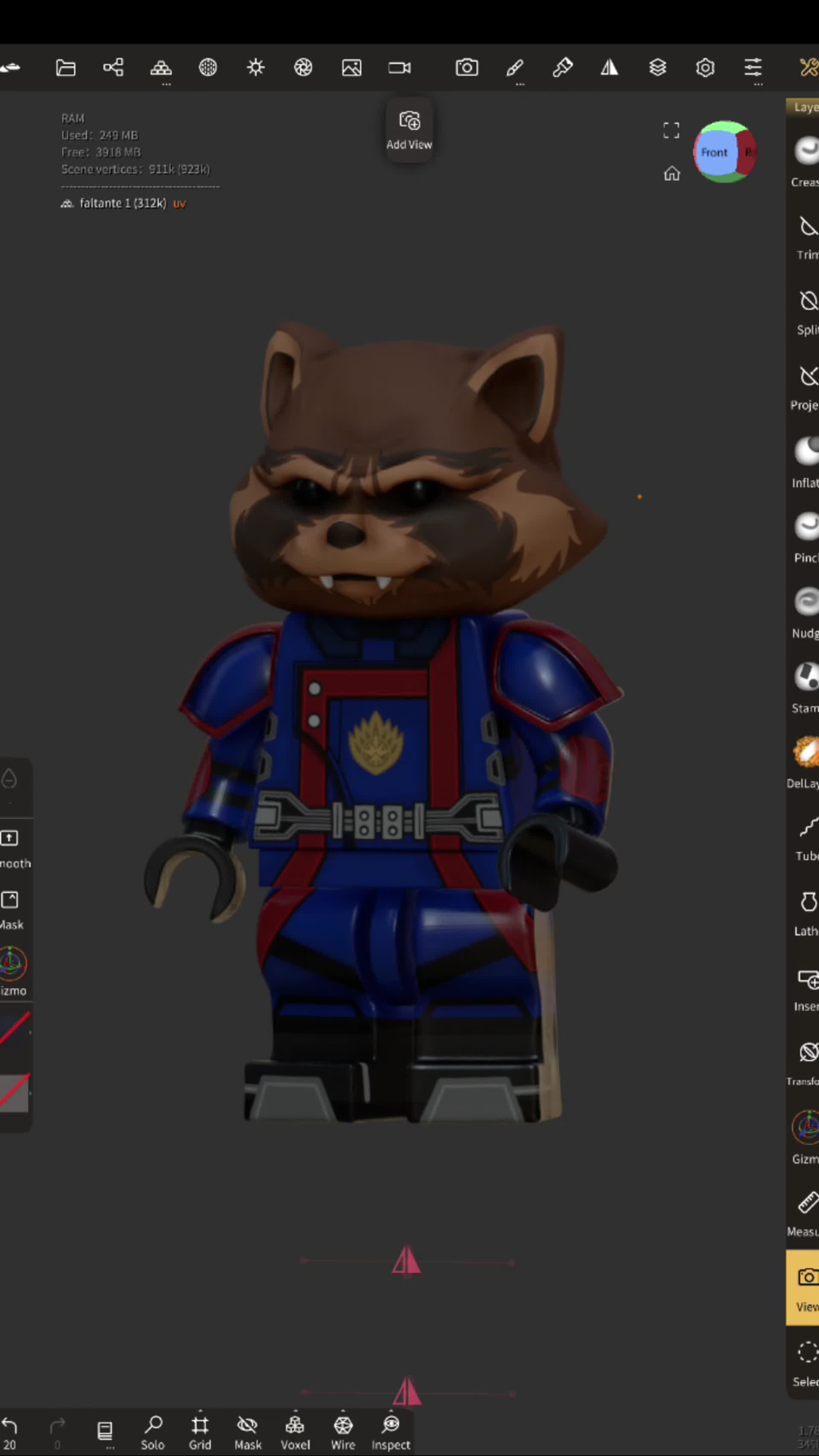 Lego Guardians Of The Galaxy Rocket Raccoon