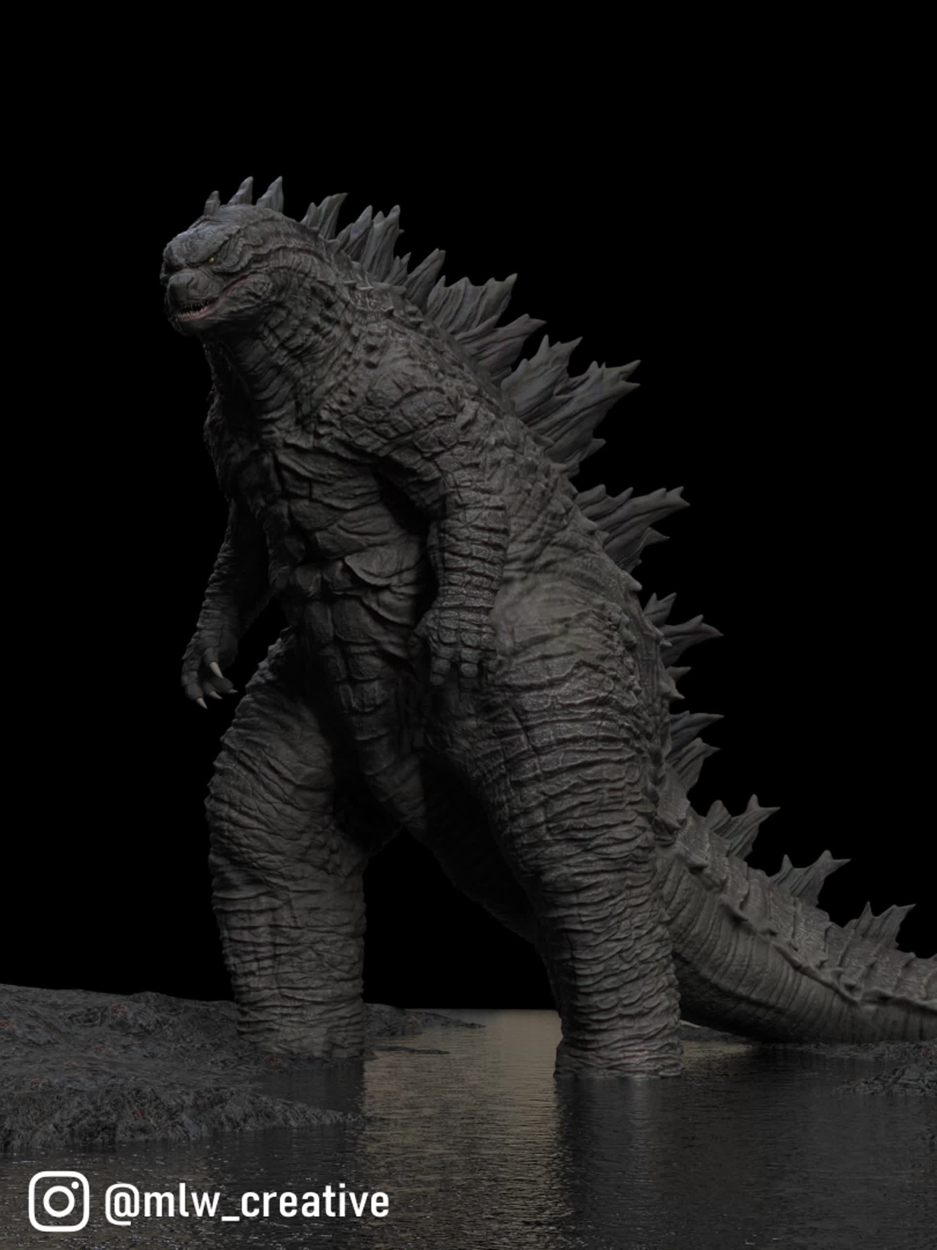 Godzilla 3d Model Flippednormals FlippedNormals Marketplace With 3D