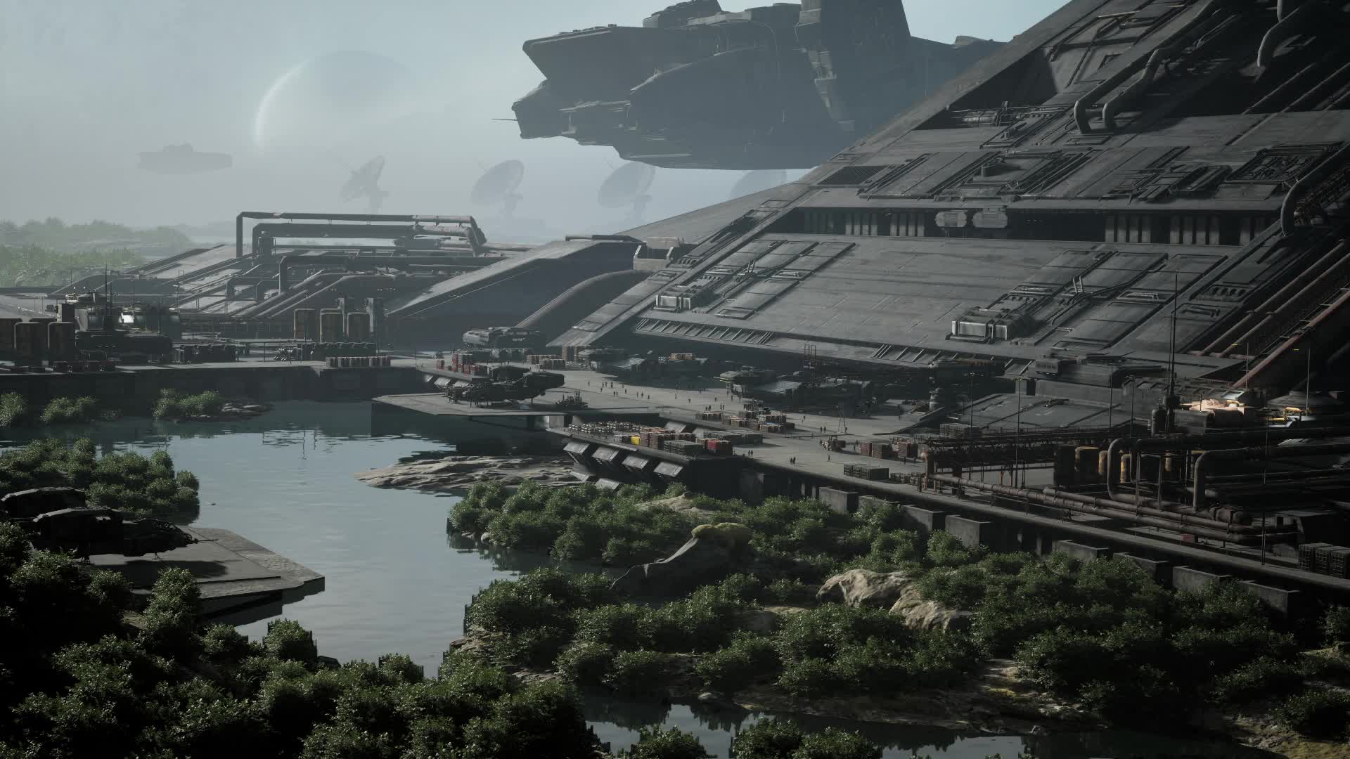 Futuristic Military Fortress