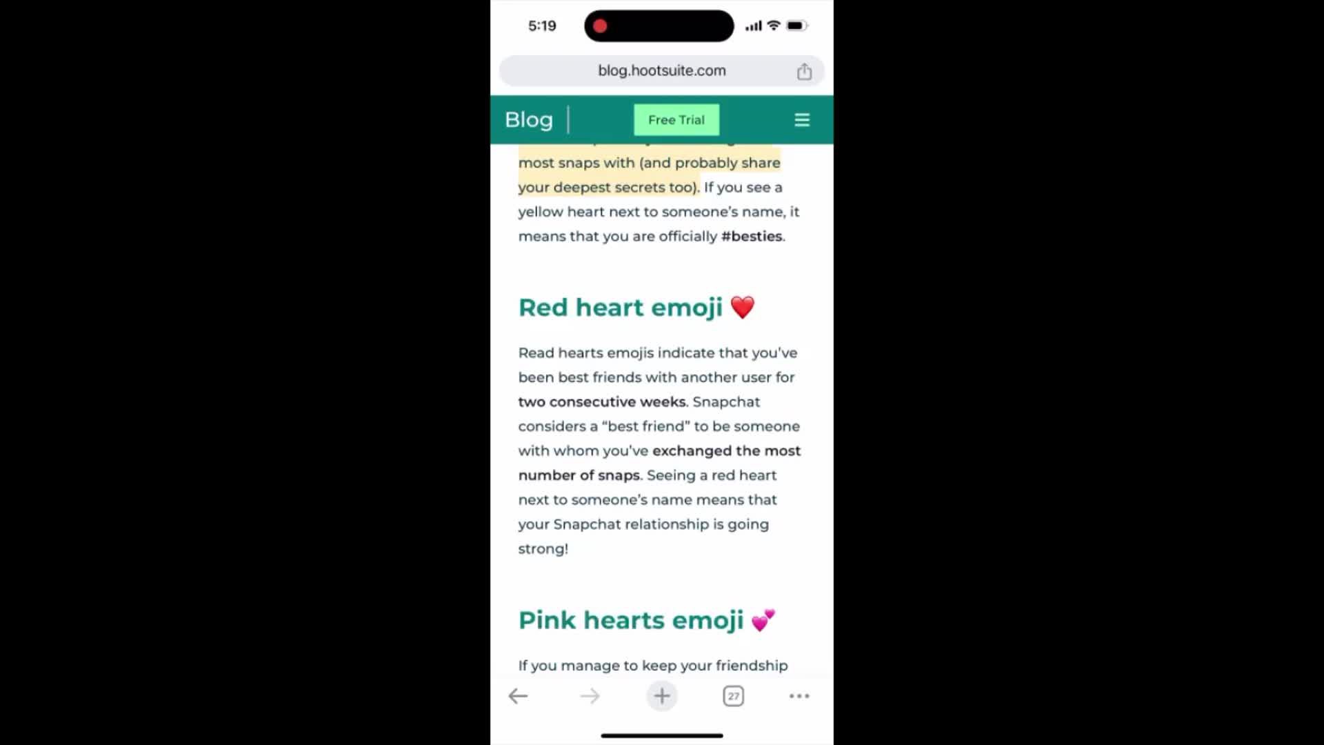 Snapchat The Red Heart Why Is There A Red Heart After My Friends Name?