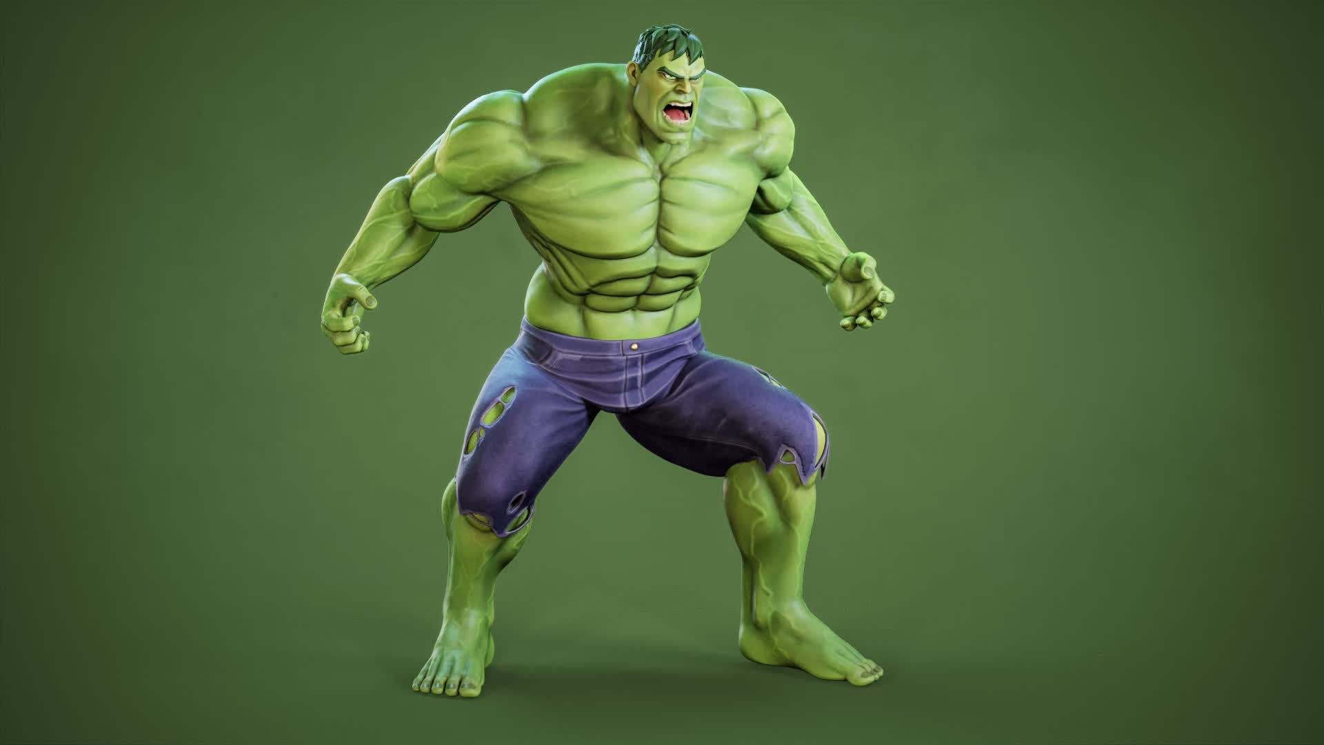 Hulk Render By Rapstyle95